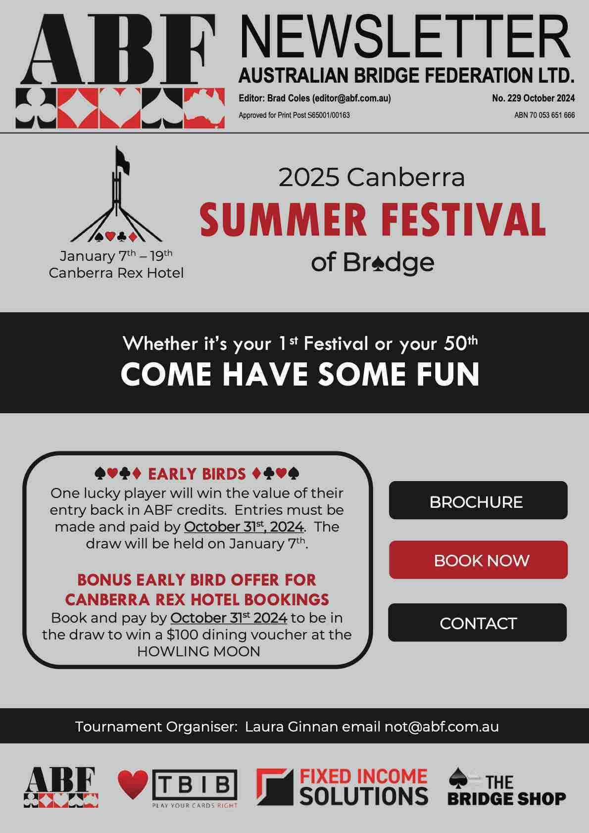 Australian Bridge Federation » Newsletter